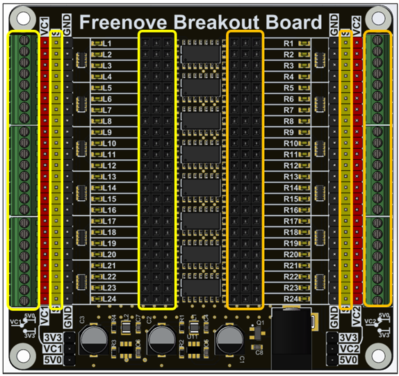 Chapter 1 Freenove Breakout Board — fnk0101-docs v1.0.0 documentation