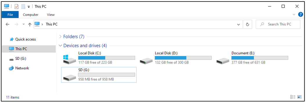 Chapter 6 SD Card — fnk0104-docs v1.0.0 documentation